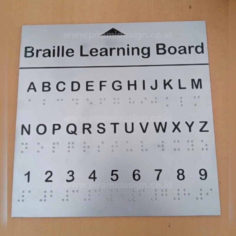 Jual Papan braile learning board tuna netra low vision abjad huruf ...