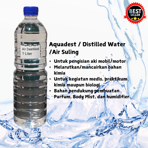 Jual Aquadest / Distilled Water / Air Suling 1.Liter | Shopee Indonesia
