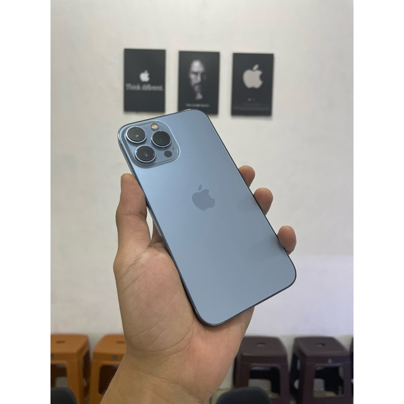 Jual iPhone 13 Promax 128 Gb Blue Ex iBox | Shopee Indonesia