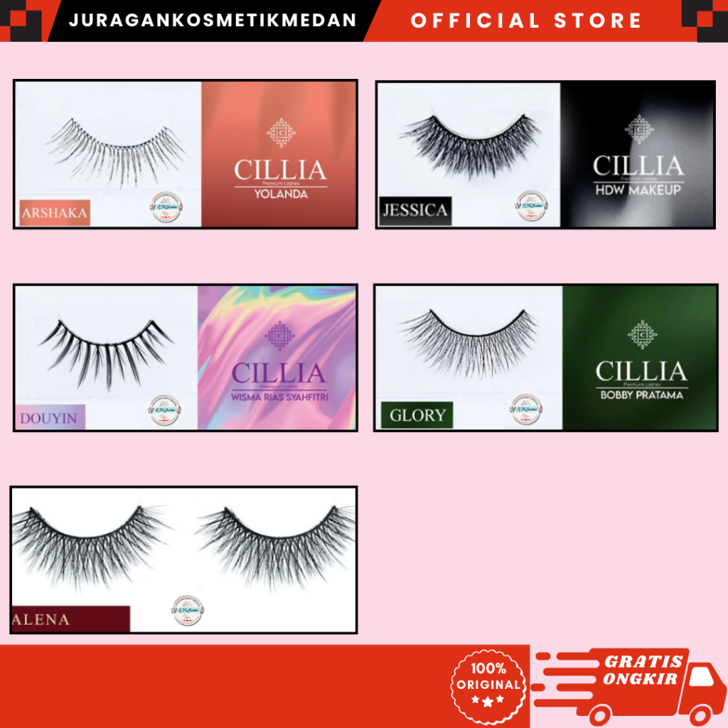 Jual BULU MATA CILLIA TIPE DOUYIN WISMA RIAS SYAHFITRI YOLANDA JESSICA ...