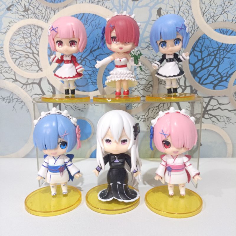Jual rezero figure rem ram echdina chibi | Shopee Indonesia