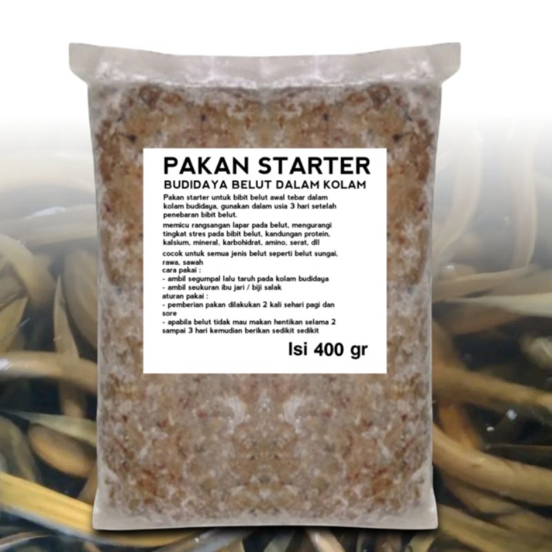 Jual pakan bibit belut sawah 400 gr | Shopee Indonesia