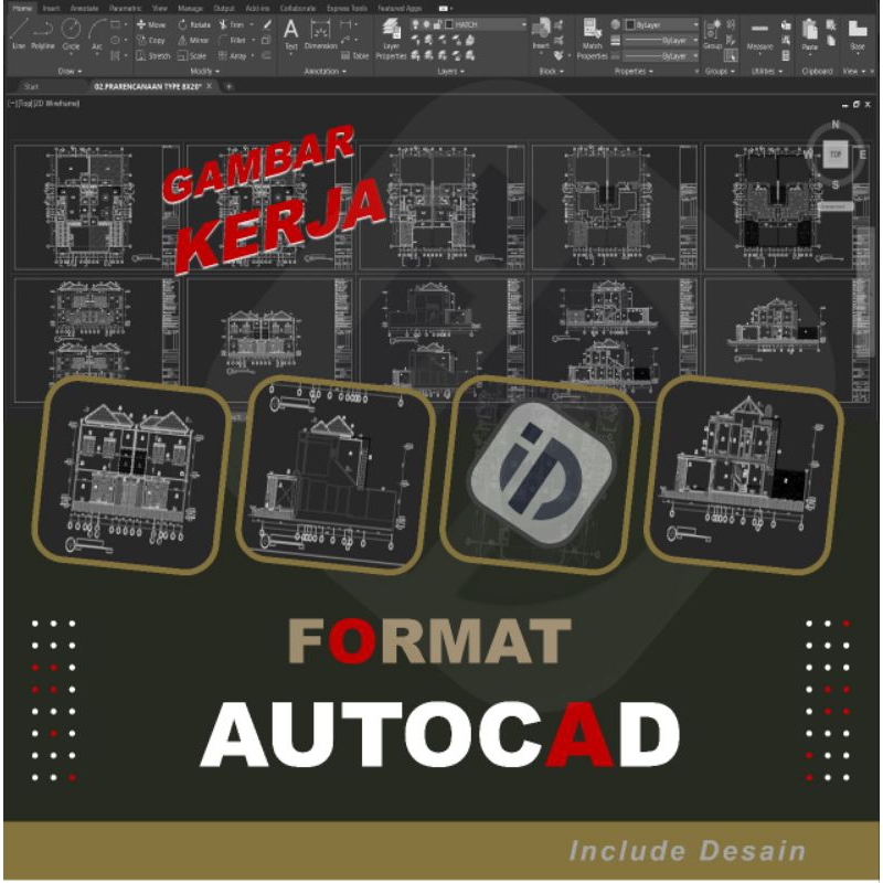 Jual SHOP DRAWING - GAMBAR KERJA FORMAT AUTOCAD | Shopee Indonesia