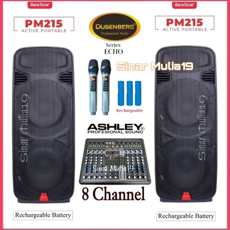 Jual Paket Sound System Speaker Double 15 Inch BareTone PM215 [ Bisa ...