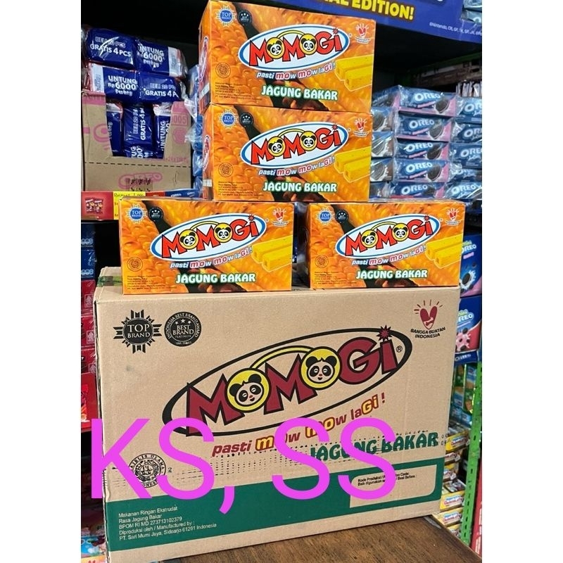 Jual SS - 1 Box MOMOGI Coklat/Jagung Bakar/Keju/Tutti Fruitti - Isi 20pcs @5gr | Shopee Indonesia