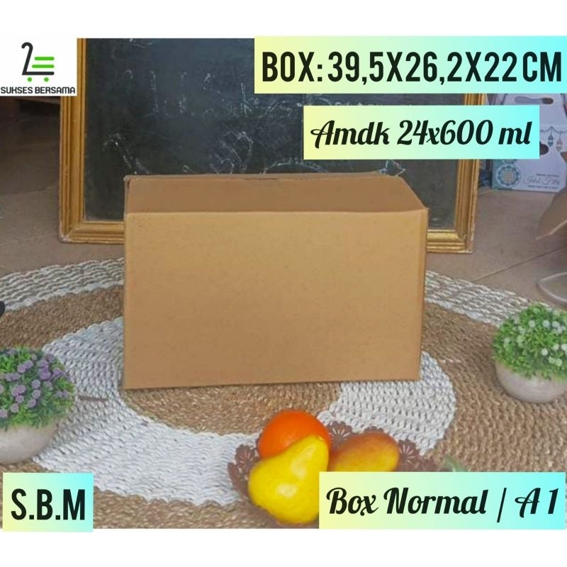 Jual Box 39.5x26.2x22cm(AMDK 24x600mm)Karton/Kardus/Hampers/box normal ...