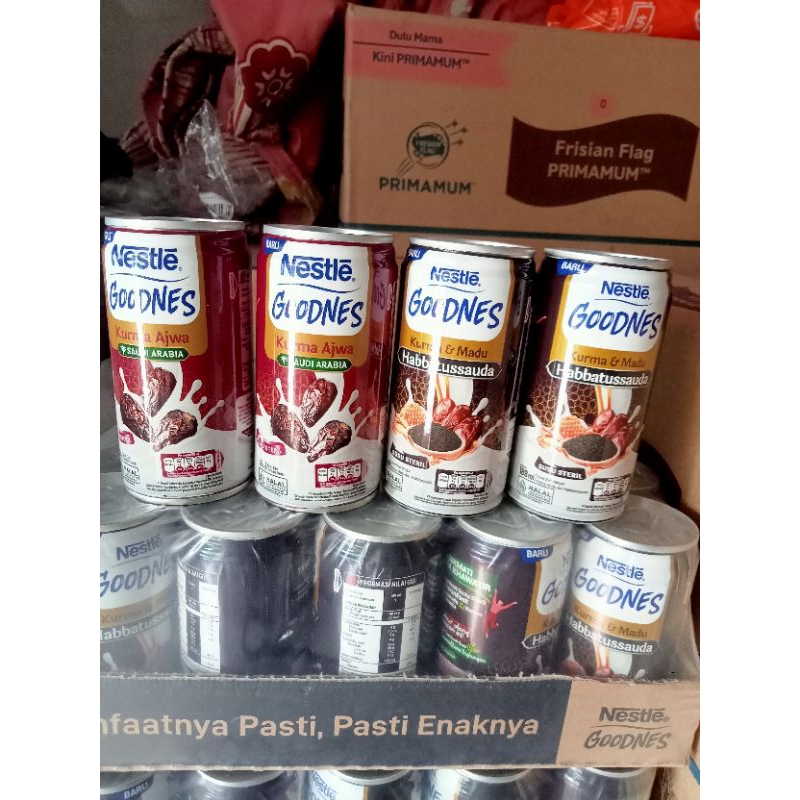 Jual NESTLE GOODNES SUSU STERIL KURMA AZWA DAN HABBATUSAUDA | Shopee ...