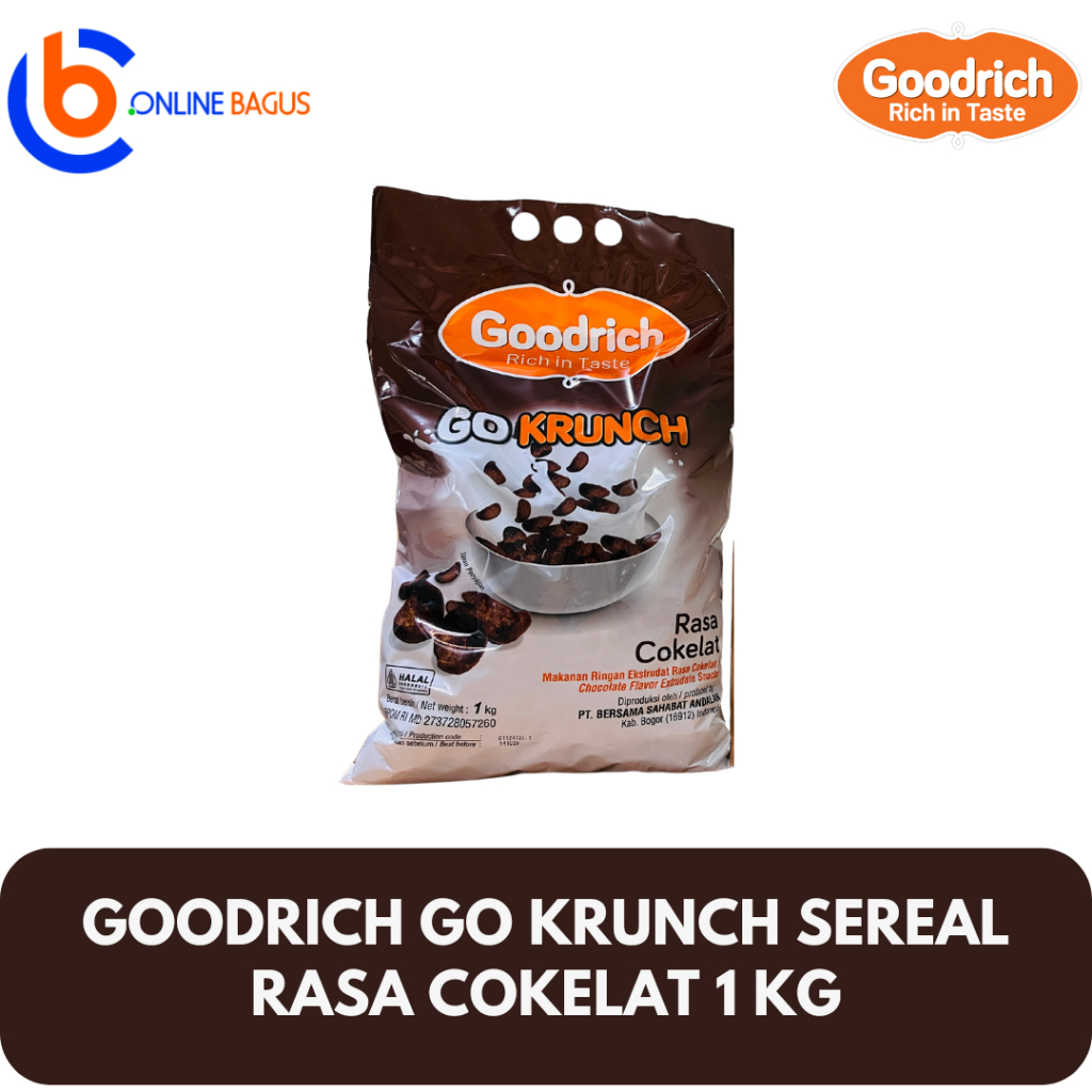 Jual Goodrich Go Krunch Sereal Rasa Cokelat 1 KG | Shopee Indonesia