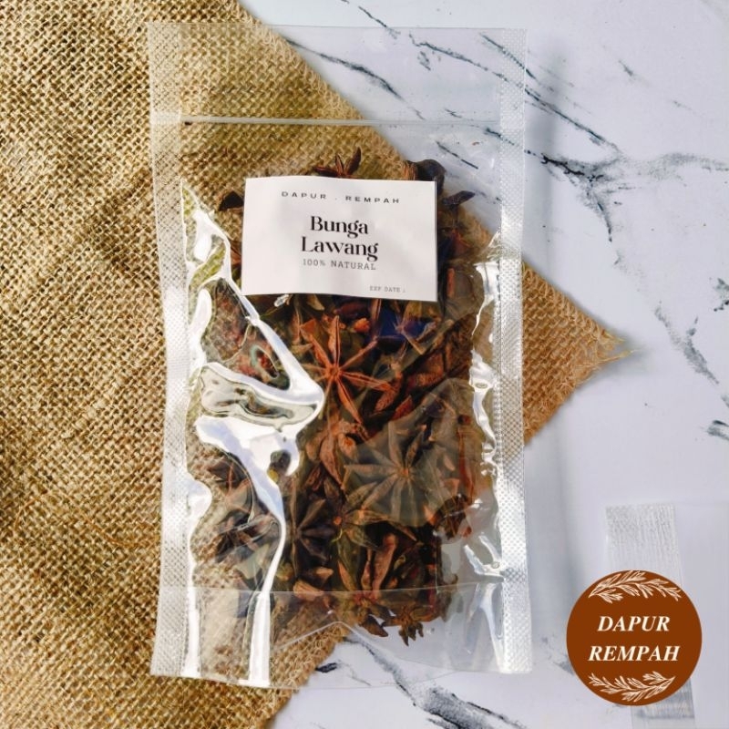 Jual Dapur Rempah Bunga Lawang Pekak Utuh Rempah Masakan Star Anise ...