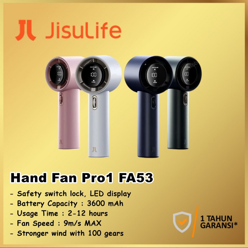 Jual Jisulife Hand Fan Pro1 FA53 100S 3600mAh Kipas Angin portable Pro ...