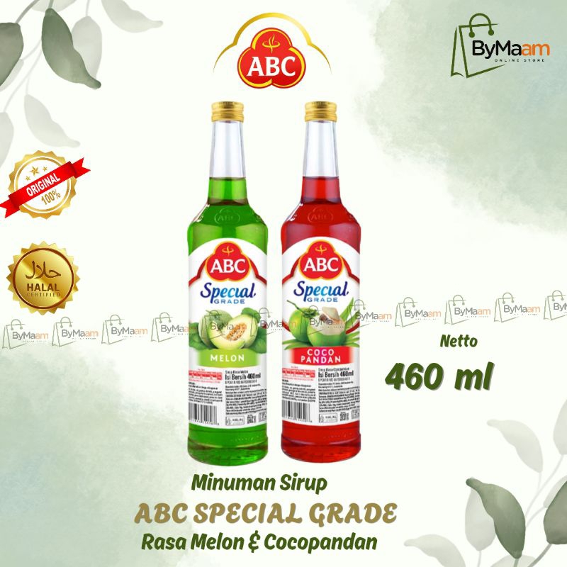 Jual Sirup ABC Special Grade Botol 460 ml Rasa Cocopandan Melon Syrup ...