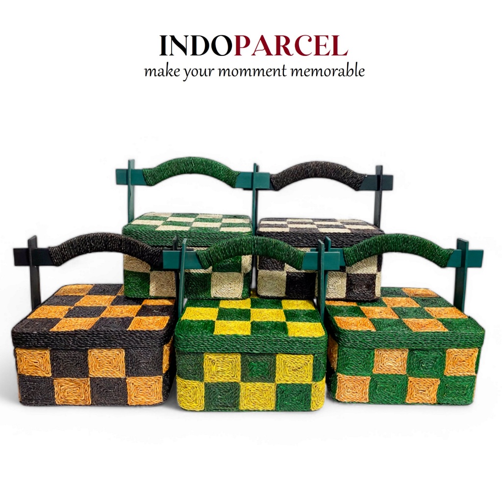 Jual INDOPARCEL - Tas Box Hampers Tengteng Rantang Kotak Anyaman Pandan ...