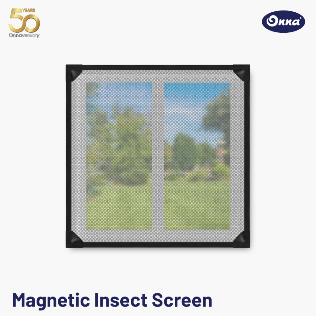 Jual ONNA Magnetic Insect Screen Window (Removable) Kasa / Kawat Anti ...