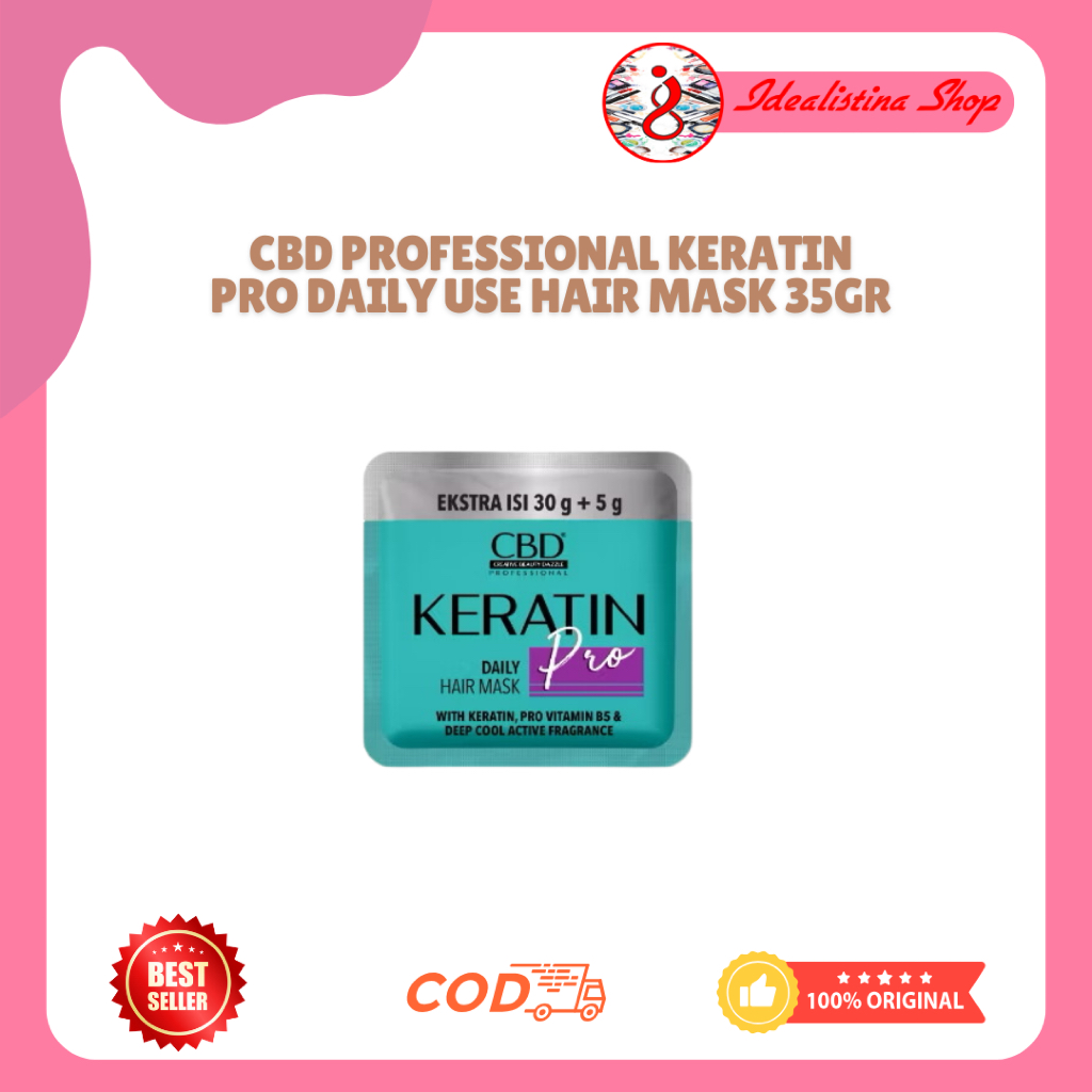 Jual CBD Professional Keratin Pro Daily Use Hair Mask (Masker Rambut ...