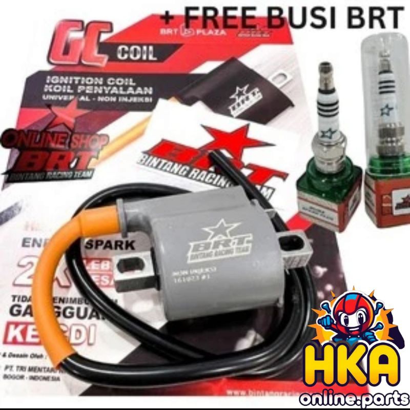 Jual BRT Racing Super Koil Coil Universal Motor Injeksi Dan Karbu Free Busi Iridium Sesuai Motor ...