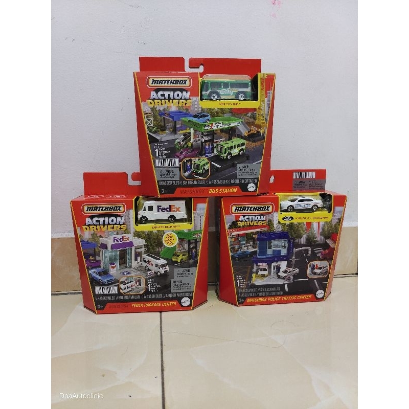 Jual matchbox action drivers Diorama - police traffic center - Fedex ...