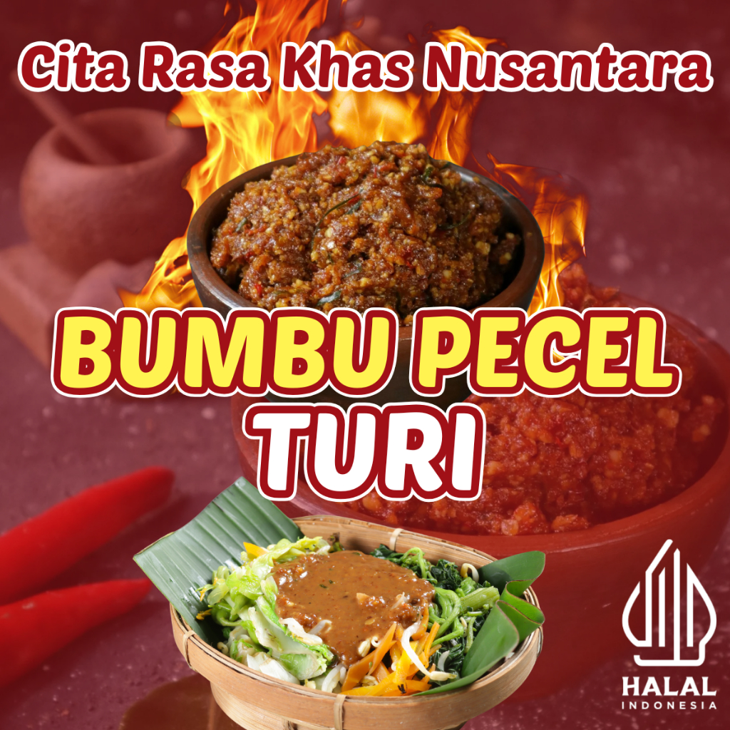 Jual Bumbu Pecel Turi Asli Spesial Praktis, Enak,Gurih dan Mudah Dibuat ...