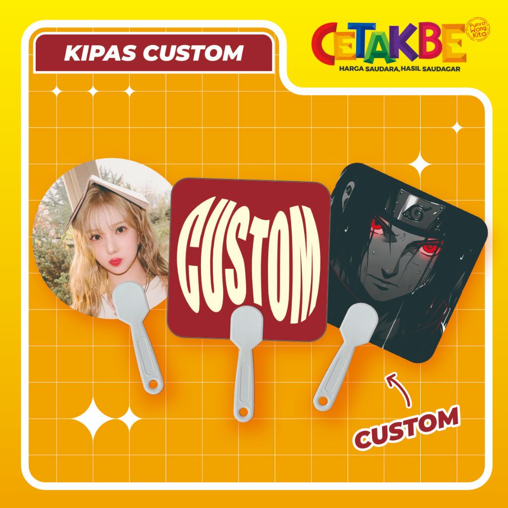 Jual KIPAS CUSTOM / KIPAS STICK CUSTOM / KIPAS KUSTOM / KIPAS IDOL ...