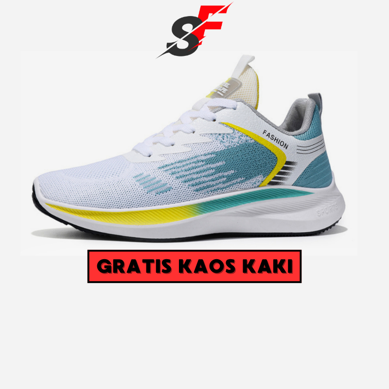 Jual Sneaker Furious sepatu pria keren terbaru Sport White spatu peria gaya casual sporty ...
