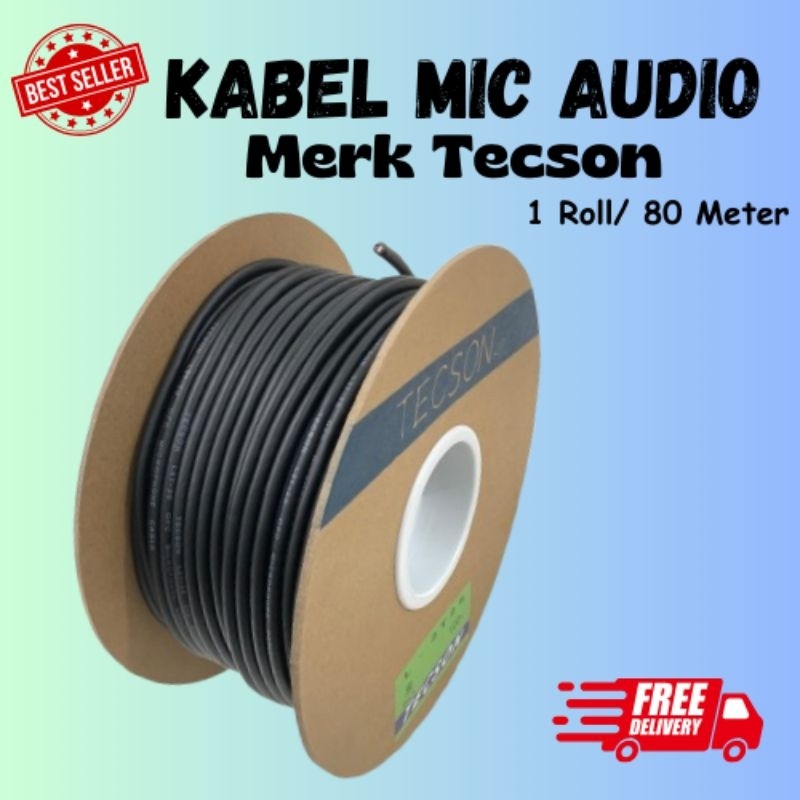 Jual KABEL MIC AUDIO STEREO TECSON/ KABEL MIC TECSON L2T2S/ KABEL MIC ...