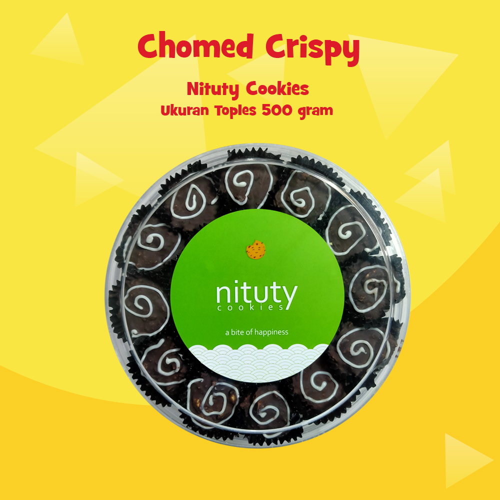 Jual Kue Kering Chomed Crispy 500gr Nituty Cookies | Shopee Indonesia