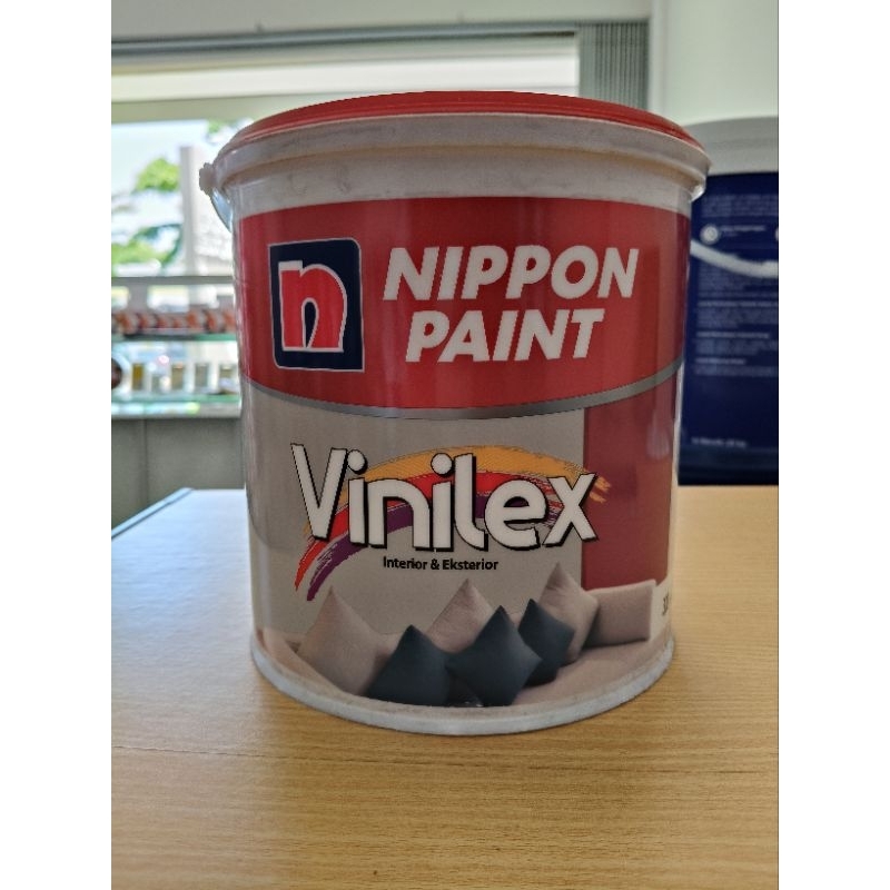 Jual Cat Nippon paint Vinilex 300 Putih 5kg | Shopee Indonesia