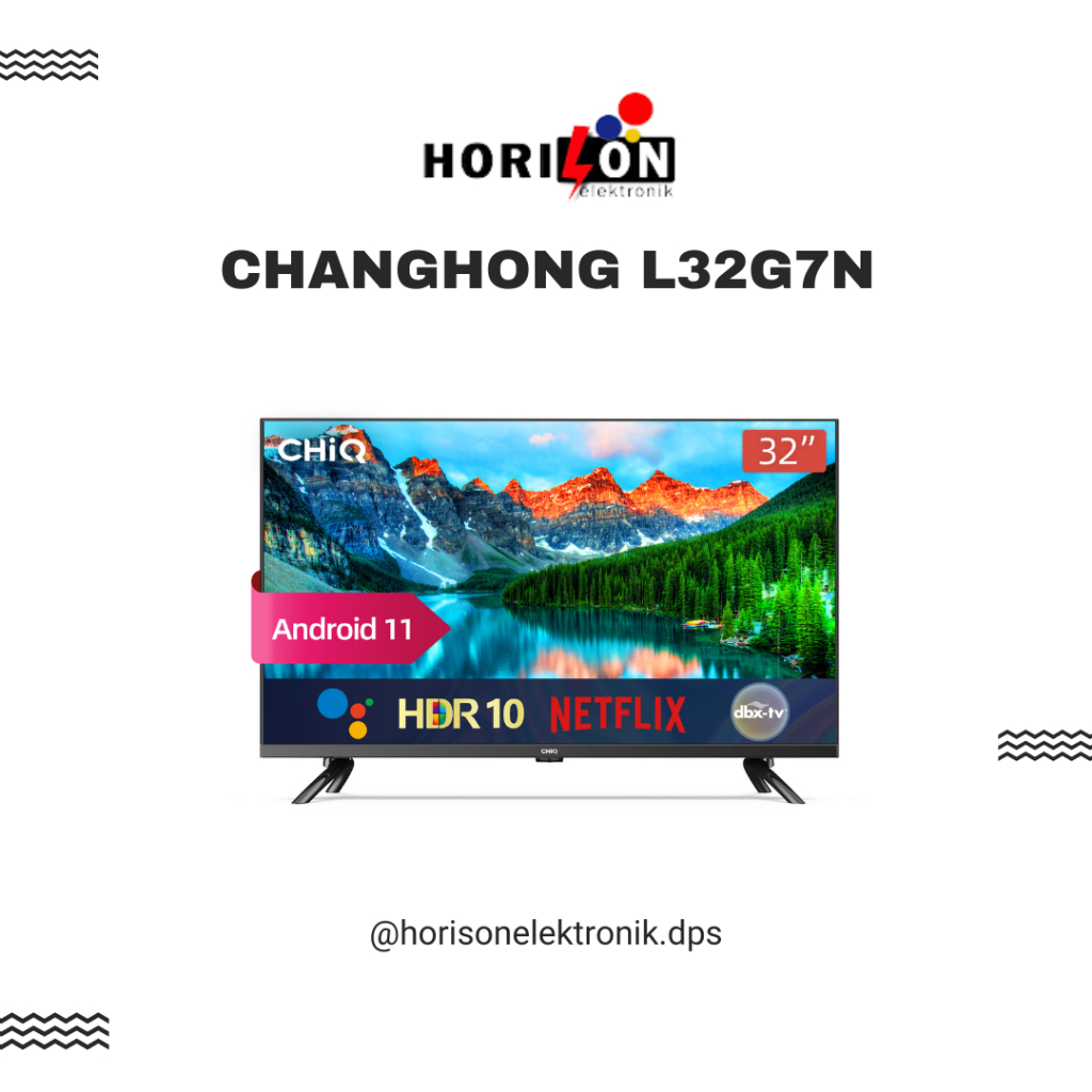 Jual LED SMART ANDROID TV CHANGHONG 32 INCH L32G7N | Shopee Indonesia