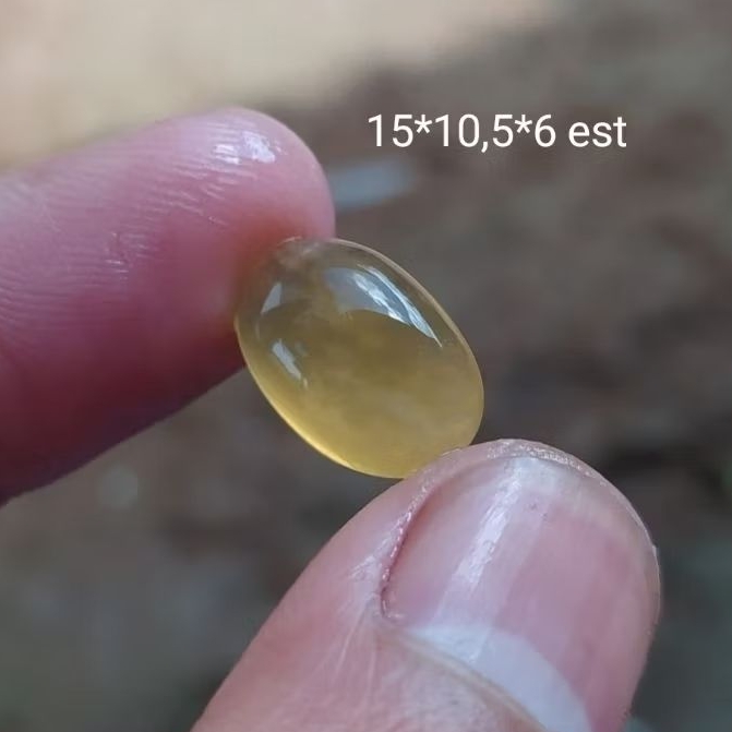 Jual [BISA COD] Batu akik kuning garut kristal cikolak siap naik ring ...