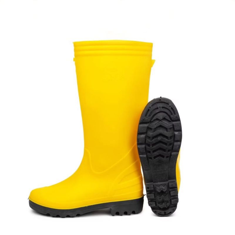 Jual sepatu boots tinggi kuning sepatu APD industri perkebunan sepatu ...