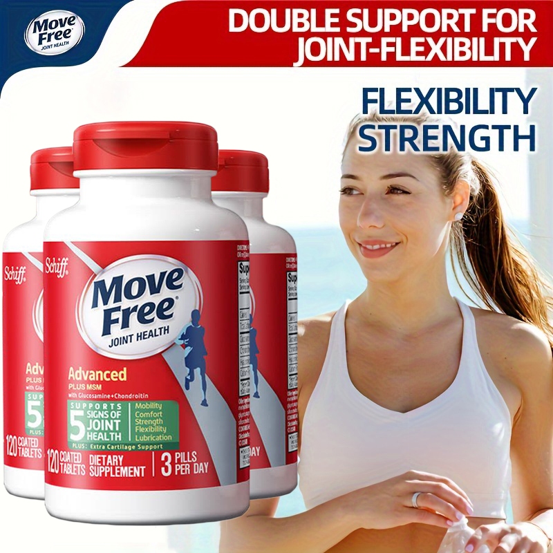 Jual Schiff Move Free Advanced Plus MSM with Glucosamine + Chondroitin ...