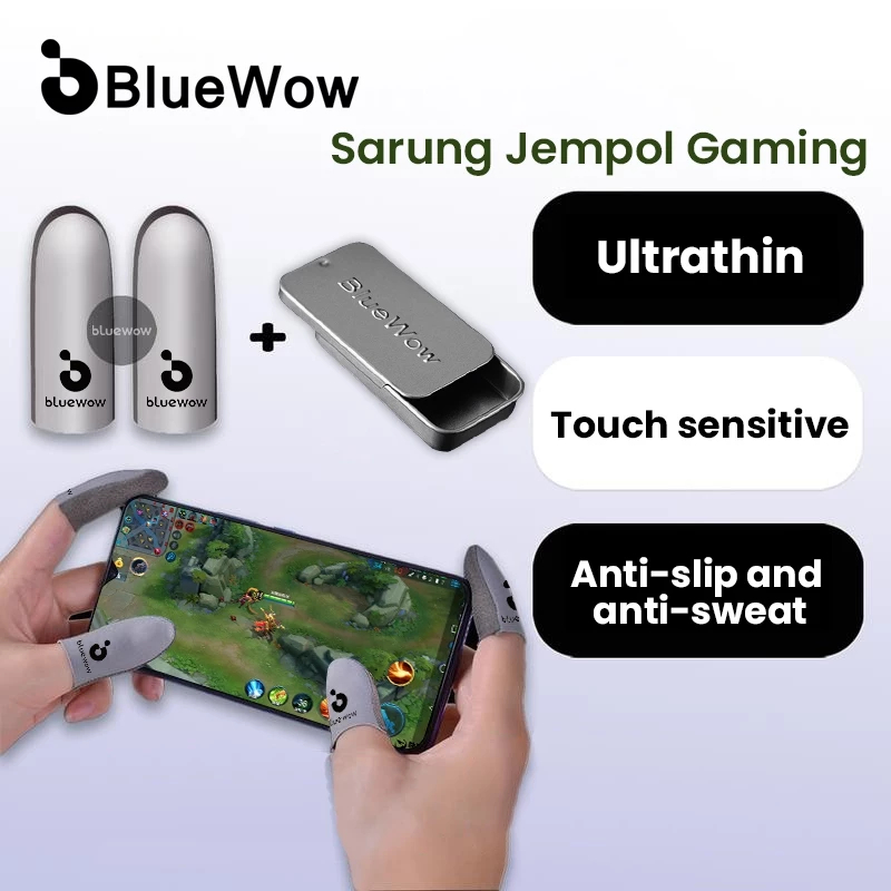 Jual BlueWow Sarung Jari untuk Gaming Original Mobile Gaming Finger Sleeves Anti Keringat Isi ...