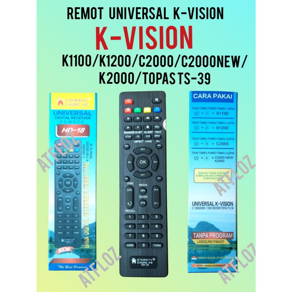 Jual Remote receiver k-vision universal semua type | Shopee Indonesia