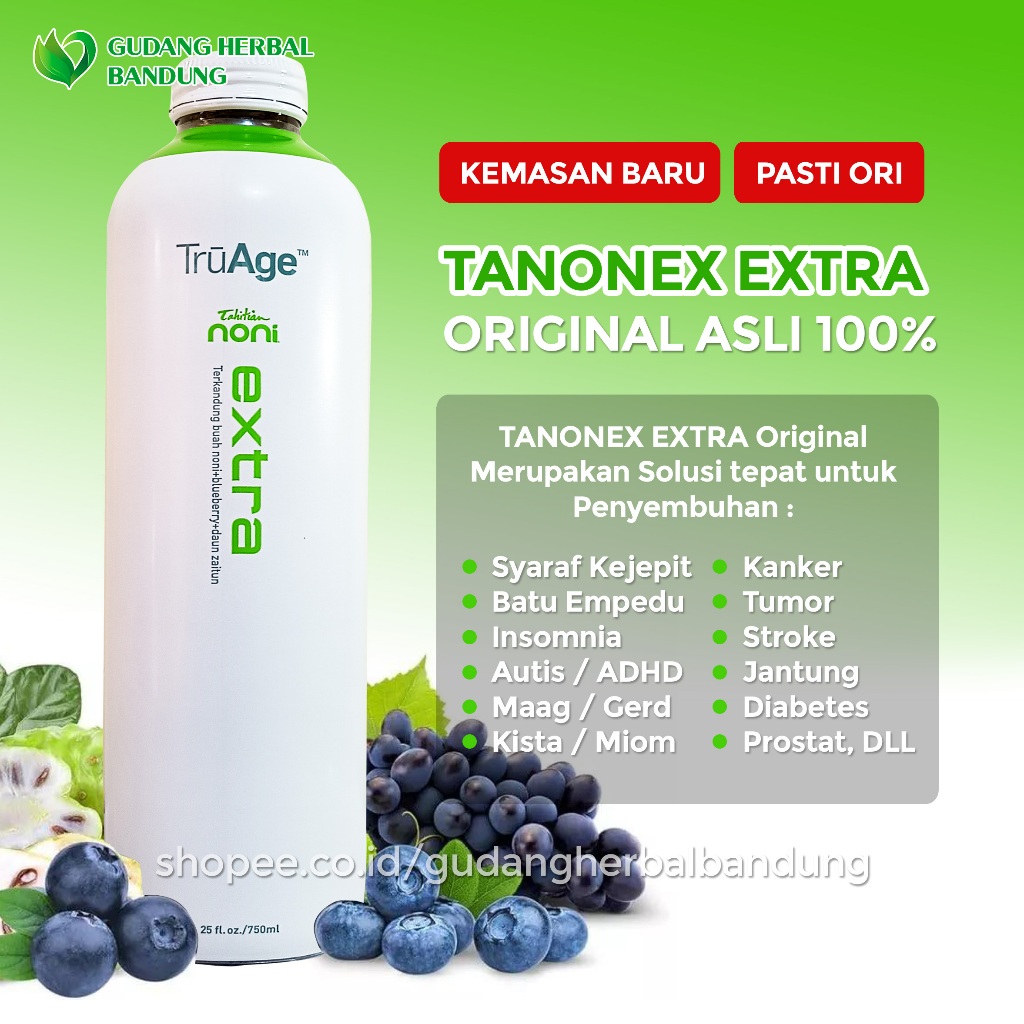 Jual TANONEX Herbal Syaraf Terjepit Batu Empedu Kanker Kista Miom Tumor ...