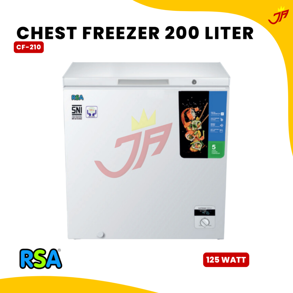 Jual RSA Chest Freezer CF-210 RSA/Freezer Box 200 Liter RSA CF 210 ...