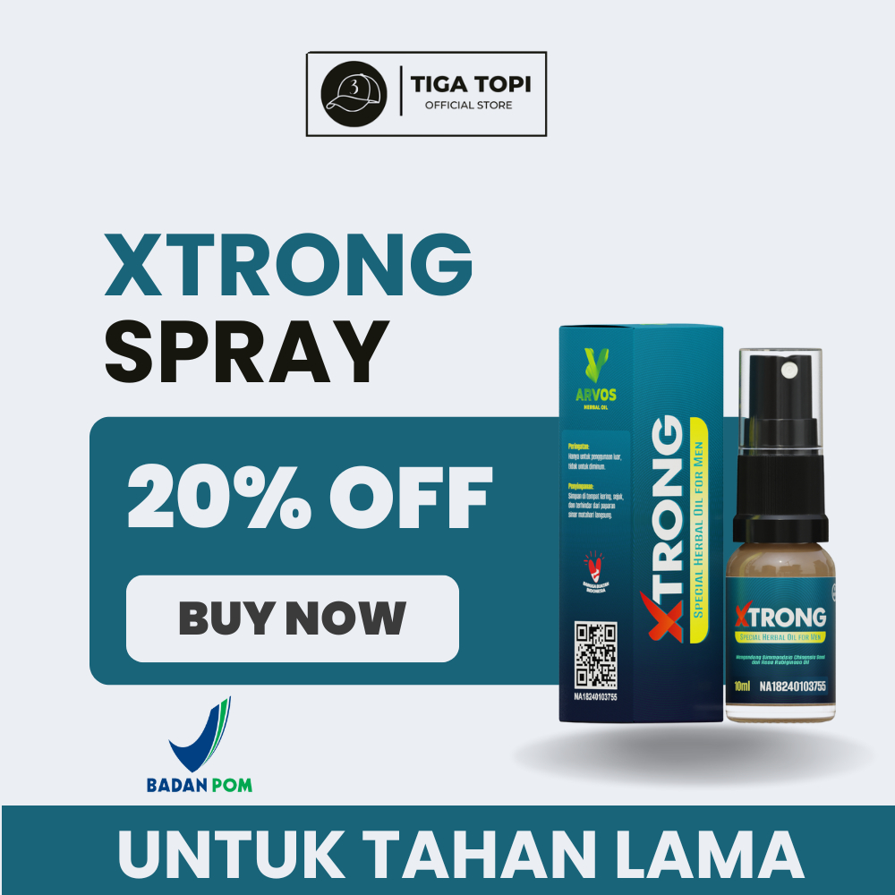 Jual XTRONG Obat kuat semprot pria tahan lama oles Spray asli herbal original BPOM | Shopee ...