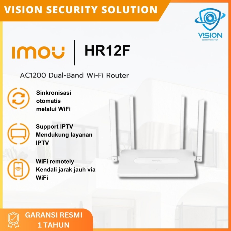 Jual IMOU HR12F AC1200 Wireless WiFi Router Access Point Dual Band ...