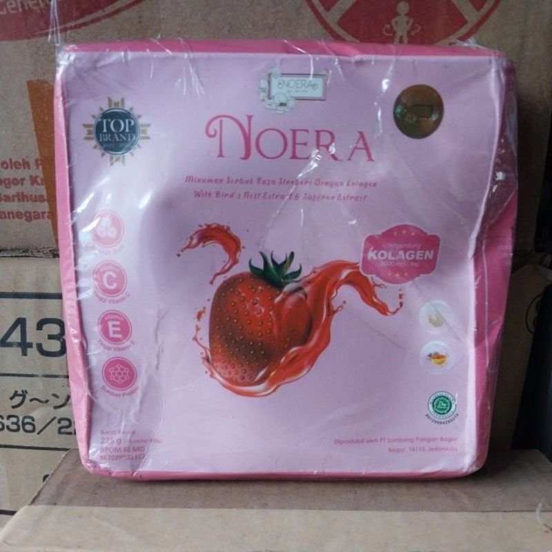 Jual Collagen Drink Noera Rasa Strawberry 225gr (15sach x 15gr ...