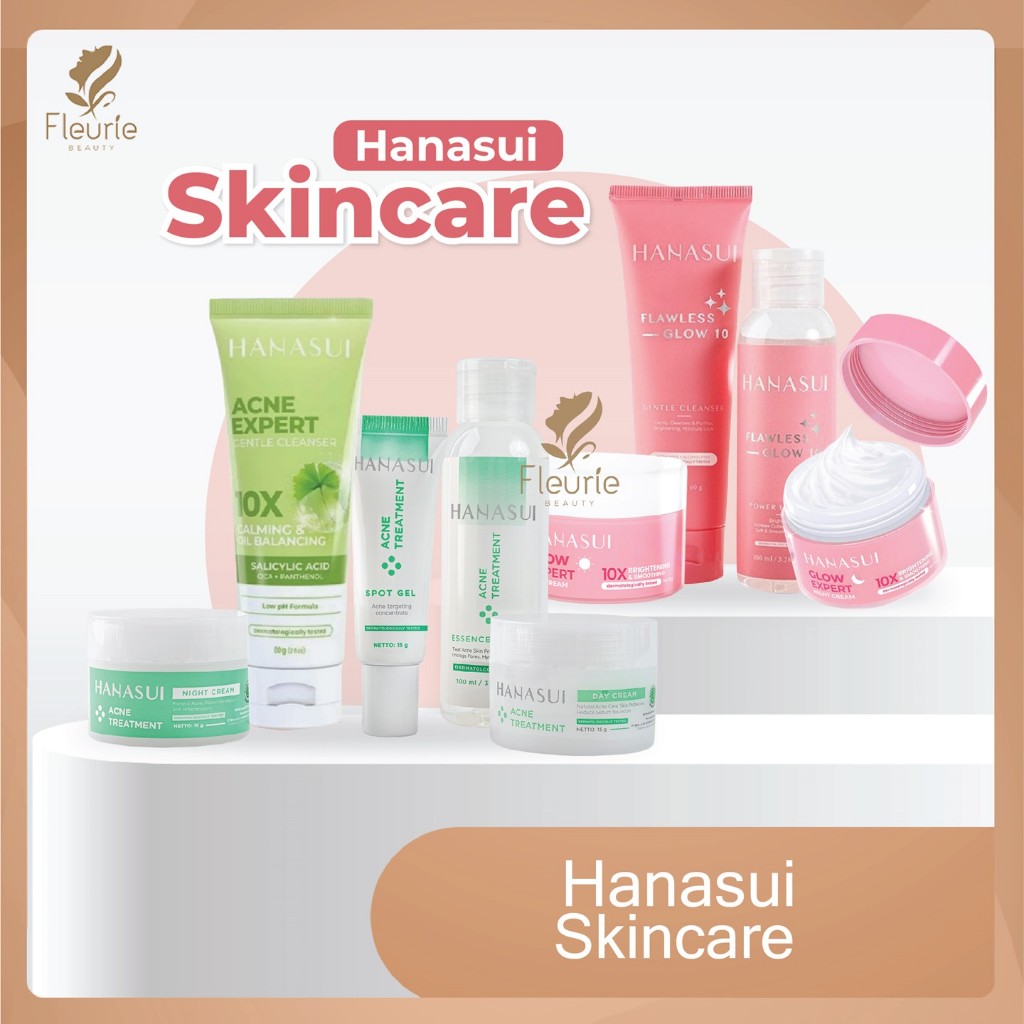 Jual Hanasui Skincare Flawless Glow 10 Series / Glow Expert 10X ...