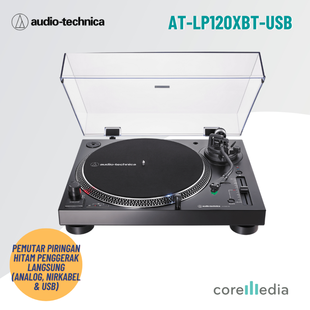 Jual Audio Technica AT-LP120XBT-USB (Direct-Drive Turntable (Analog ...