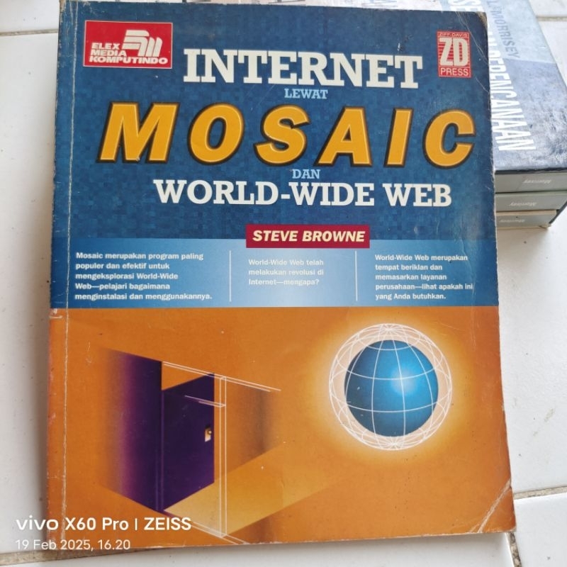 Jual BUKU INTERNET LEWAT MOSAIC DAN WORLD-WIDE WEB STEVE BROWNE ...