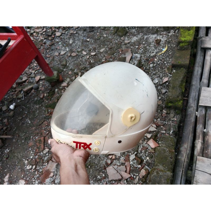Jual helm jadul TRX original | Shopee Indonesia