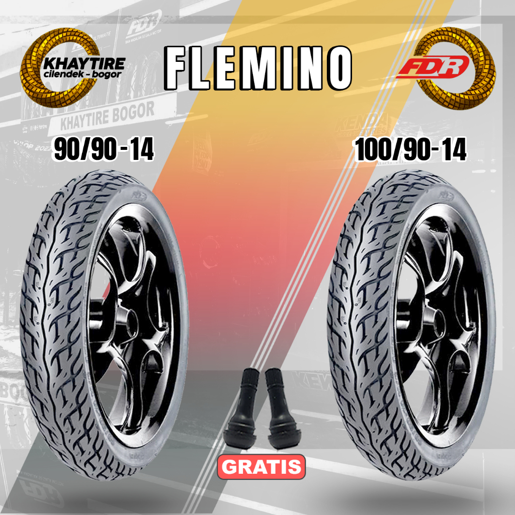 Jual Sepasang Ban Motor Lexi FDR FLEMINO 90/90 & 100/90 Ring 14 ...