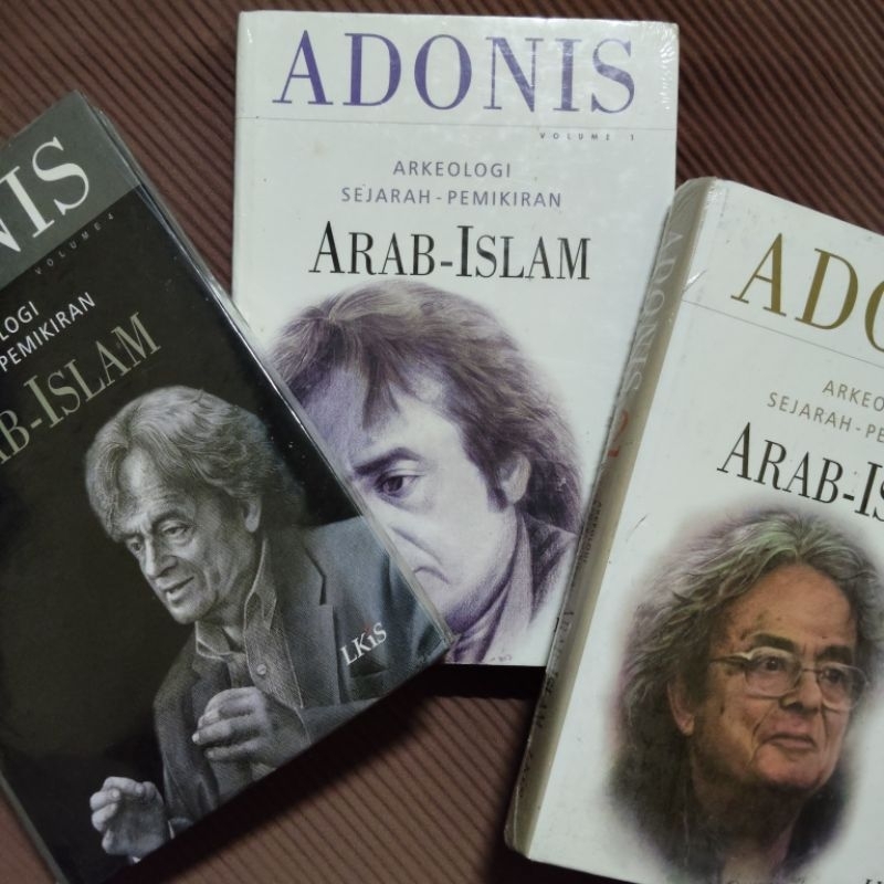 Jual Buku Langka Original / Adonis Jilid 1,2,4 - Arkeologi Sejarah Pemikiran Arab Islam / Edisi ...