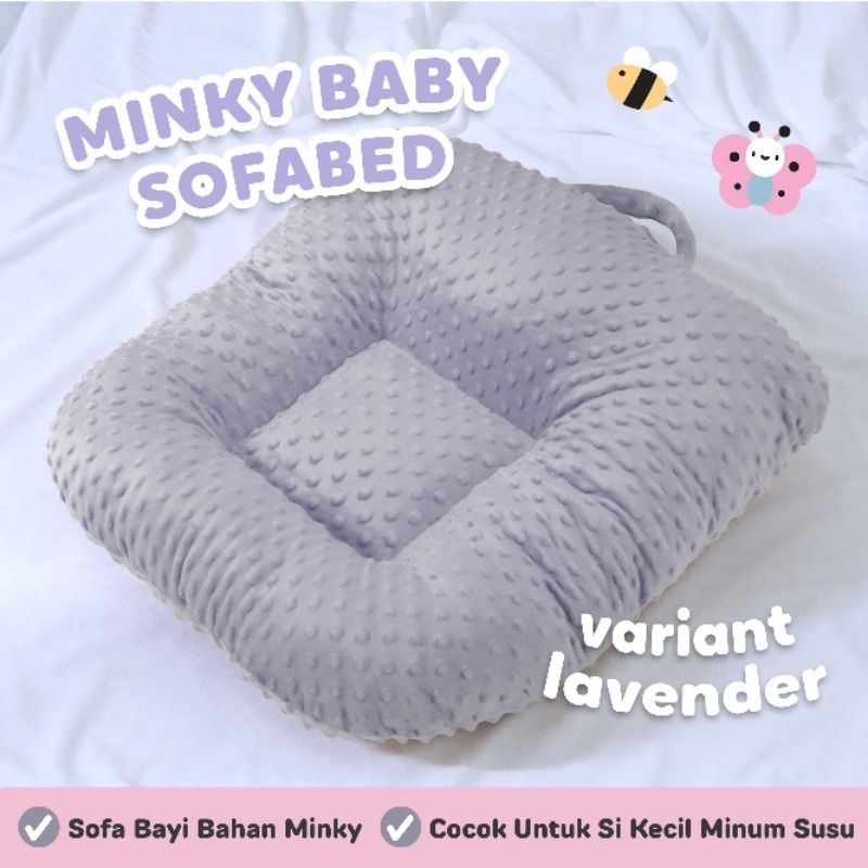 Jual sofa bayi premium / big size / empuk lembut sofa bayi minky ...