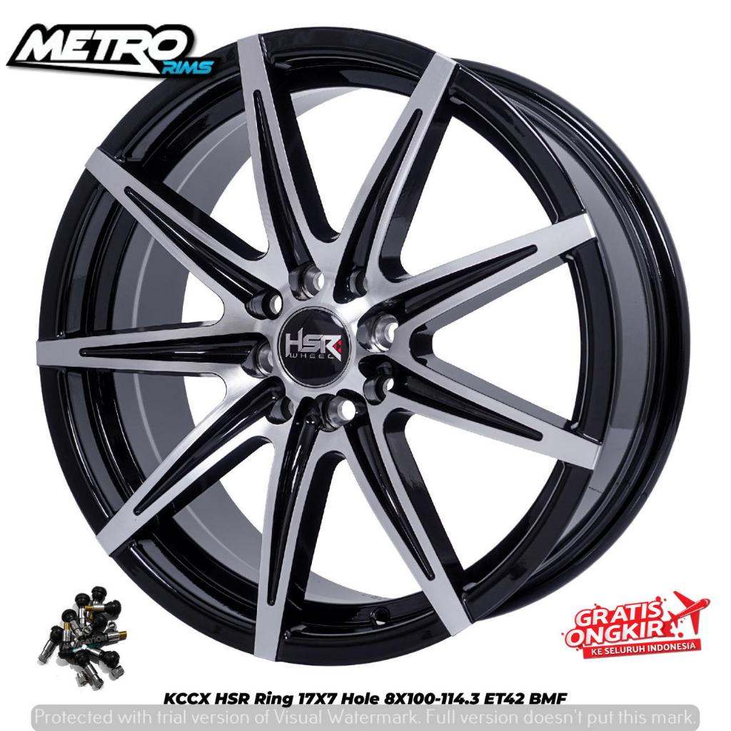 Jual VELG RACING MODEL SPORTY MOBIL BINGUO AVANZA XENIA LIVINA PELEK HSR KCCX R17X7 TOKO VELG ...