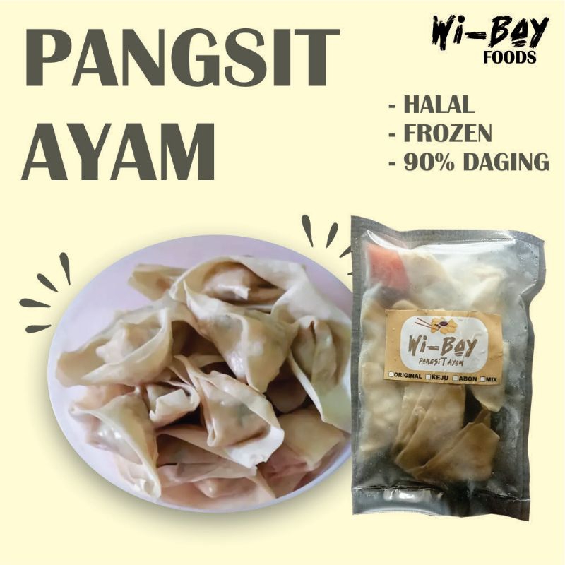Jual Pangsit Ayam Frozen WIBAY isi 10 pcs | Shopee Indonesia