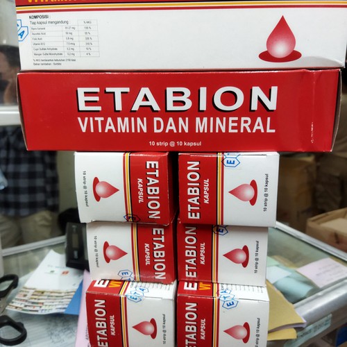 Jual Etabion 𝟏 𝐊𝐎𝐓𝐀𝐊 𝐈𝐒𝐈 𝟏𝟎𝟎 𝐊𝐀𝐏𝐒𝐔𝐋 - Suplemen Penambah Darah Aman ...