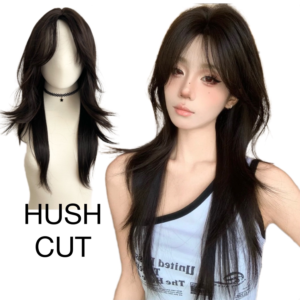 Jual JK545 AEGYOSHOPPE - D190 HUSH CUT FULL WKOREAN STYLE 67 cm | Shopee Indonesia