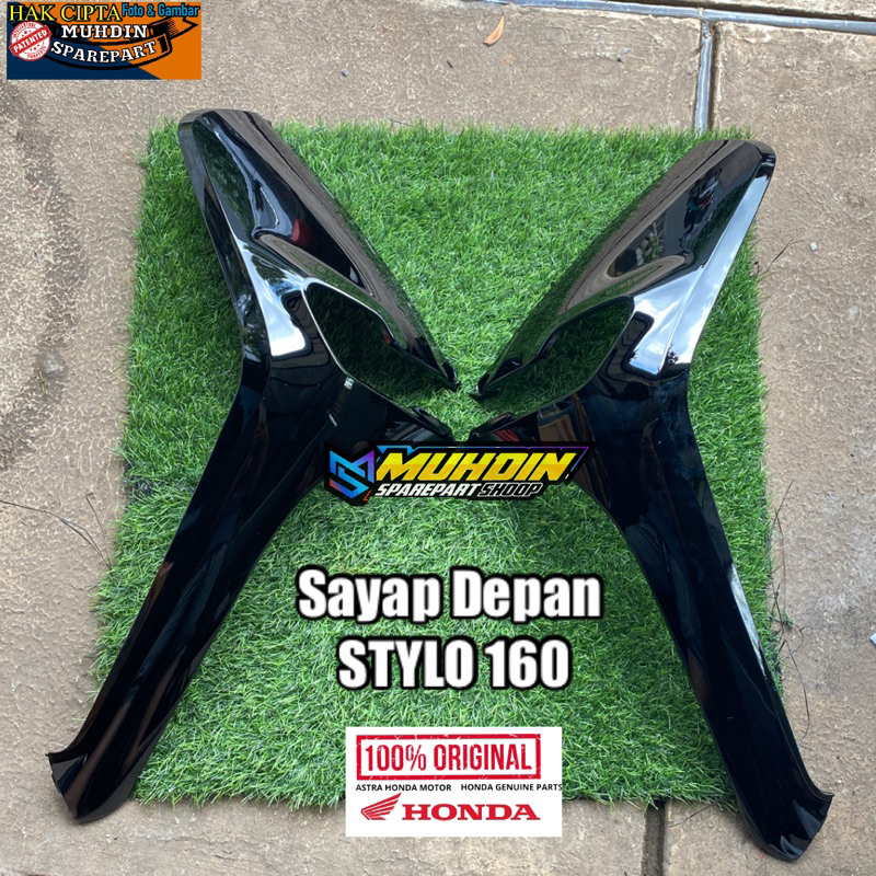Jual Cover Front Sayap Body depan Stylo 160 K3V Hitam Glossy 2024/2025 ...