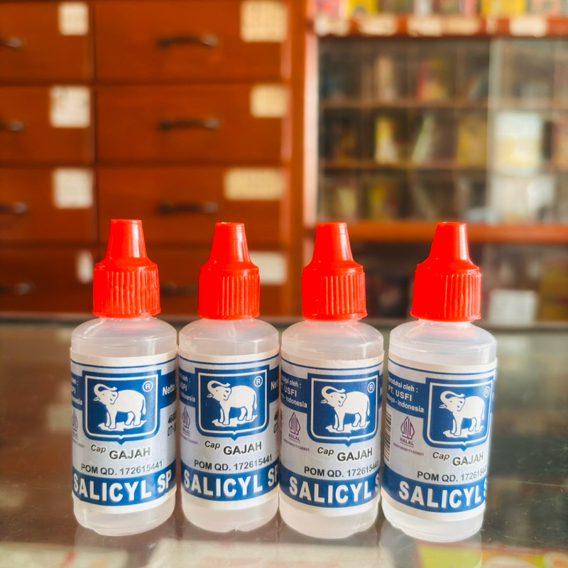 Jual kurap panu gatal kudis kutu air cair SALICYL SPIRTUS cap gajah ...